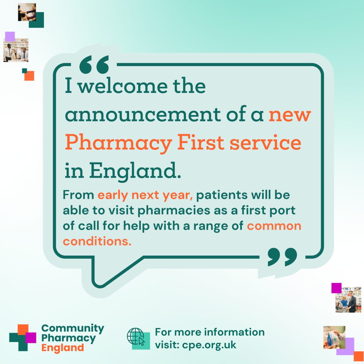 Pharmacy First – Community Pharmacy Dorset